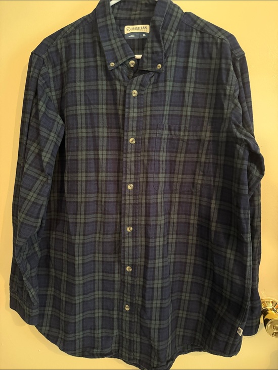 Magellan Outdoors | Shirts | Magellan Outdoors Navy And Forest Green ...